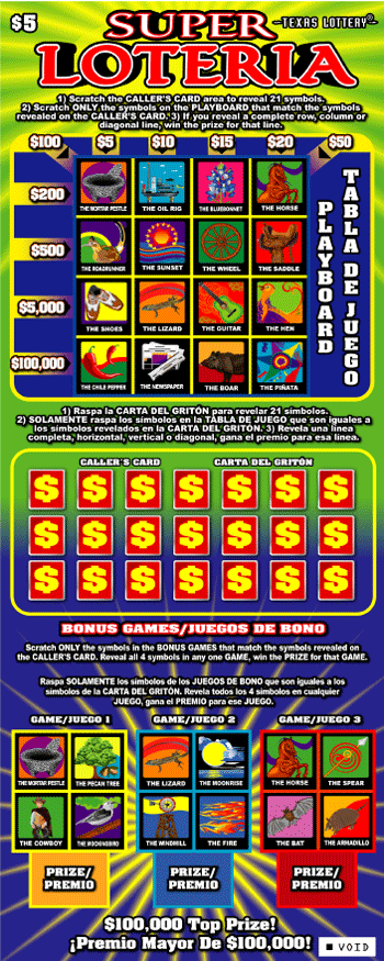 Texas Lottery | Scratch Tickets Details