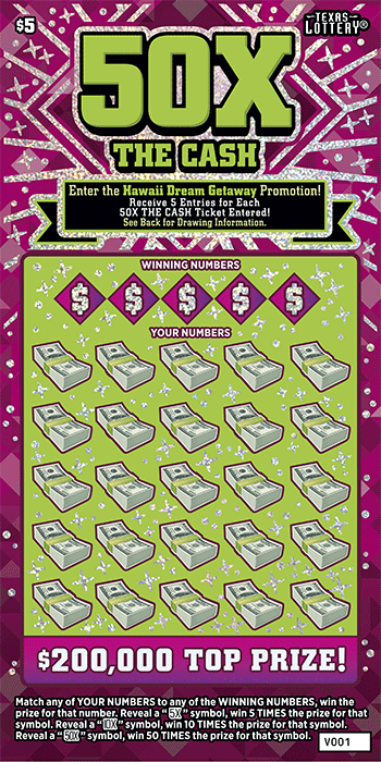 Texas Lottery | Scratch Tickets Details