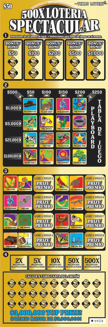 Texas Lottery | Scratch Tickets Details