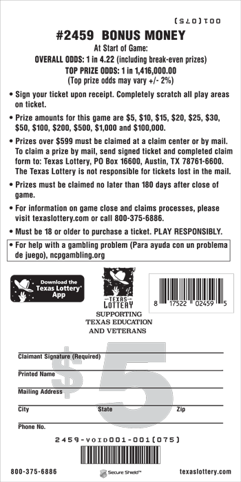 Texas Lottery | Scratch Tickets Details