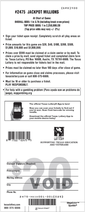 Texas Lottery | Scratch Tickets Details