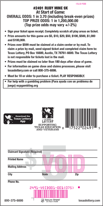 Texas Lottery | Scratch Tickets Details